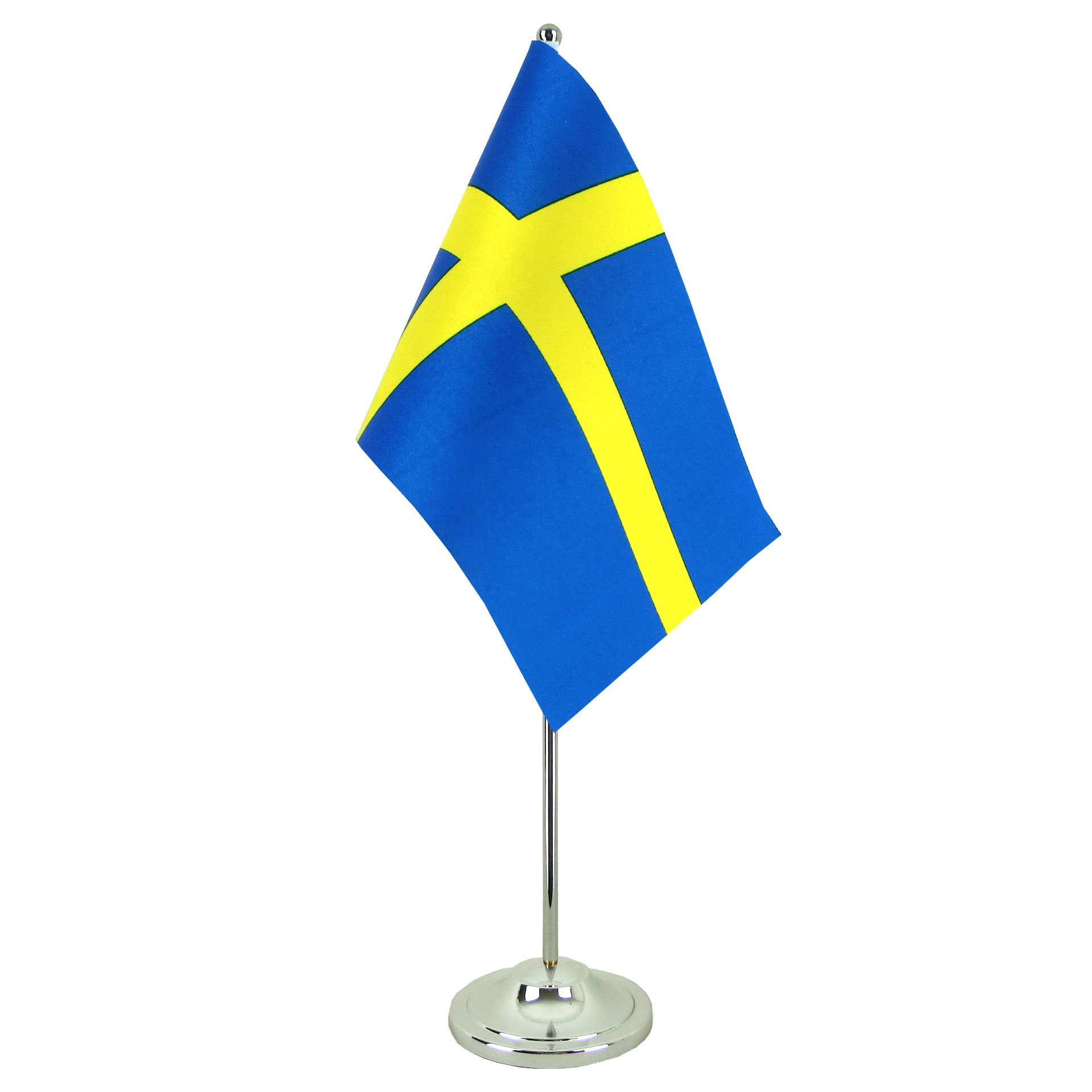 Sweden - Satin Table Flag 6x9" - MaxFlags - Royal-Flags