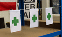 Green Cross Flag for Sale - Buy online at Royal-Flags